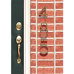 Distinctions 844711 Black Upgraded 5" Floating House Number 1, Old Model