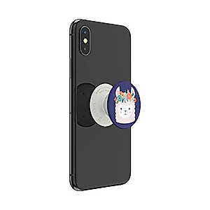 PopSockets PopTop (Top only. Base Sold Separately.): Swappable Top for PopGrip Bases, PopGrip Slide, Otter+Pop & PopWallet+ - Princess Llama
