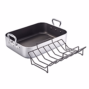 Tramontina Roasting Pan Polished Aluminum Nonstick 16 inch, 80203/007DS