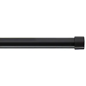 Amazon Basics 1" Curtain Rod 36 - 72", Black