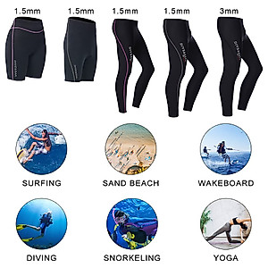Wetsuit Shorts Pants men 1.5mm Neoprene shorts for swimming surfing snorkeling diving M Size