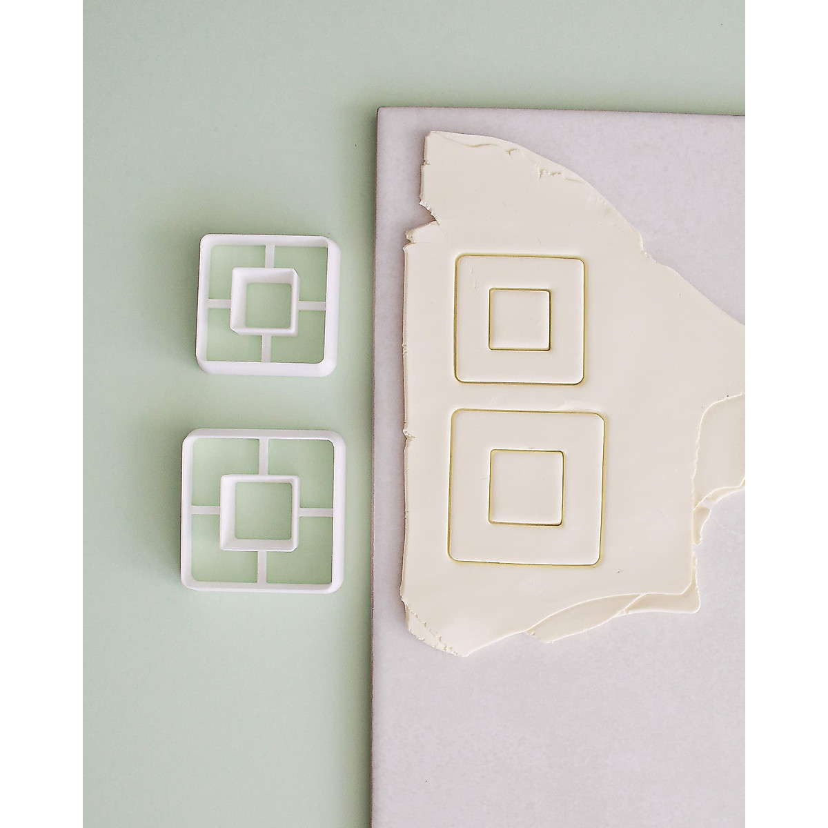 Square Donut Polymer Clay Cutters