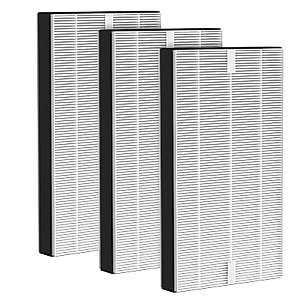 3 Pack F1 True HEPA Repalcement Fil-ter Compatible with 3M Filtrete Room Air Puri-fier Models FAP-C01-F1,FAP-T02-F1, FAP-C01BA-G1, FAP-T02WA-G1, FAP-ST02W and FAP-ST02N