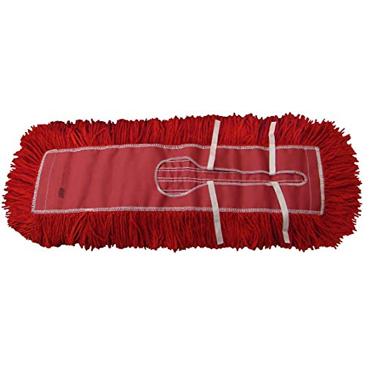 Ultimate Dust Mop Kit: Industrial-Grade Performance, Heavy-Duty Frame, Telescopic Handle - Red 18 Inch