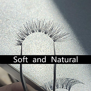 ALICROWN False Eyelashes Natural Lightweight Handmade Lashes-BLUE (10 Pairs)