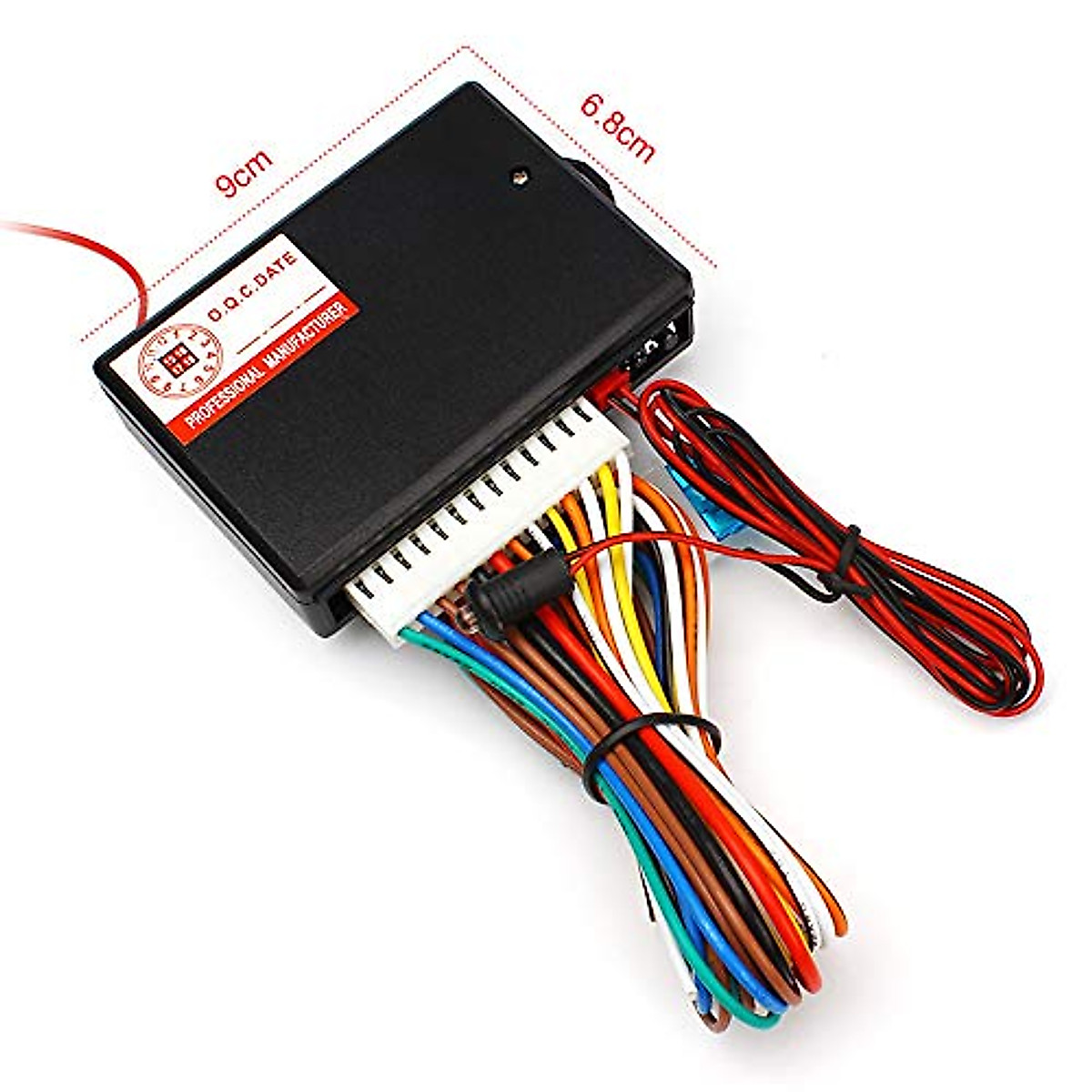 FICBOX Universal Vehicle Security Door Lock Kit Car Remote Control Central Locking Keyless Entry System