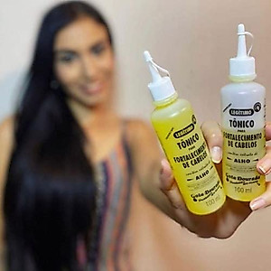 Gota Dourada Tonico para Fortalecimento de cabelos (hair tonic with garlic extract) 100ml