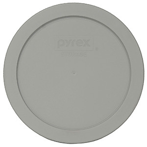 Pyrex (2 7201 4 Cup Glass Bowls & (2) 7201-PC Jet Gray Lids Made in the USA