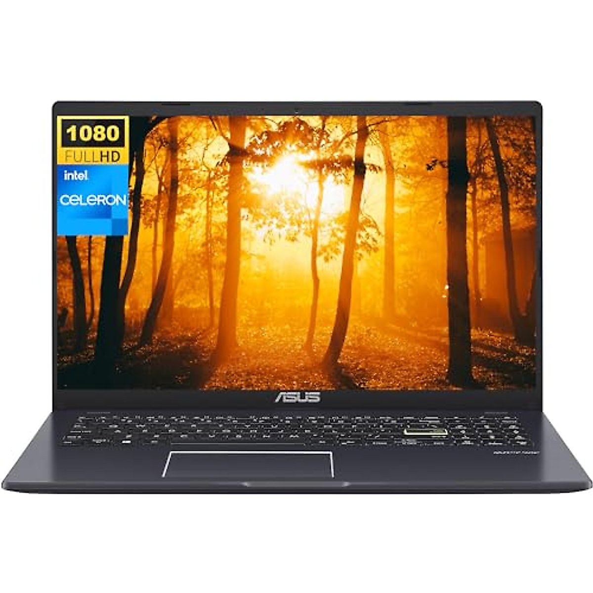Asus Vivobook Go 15 Laptop for Student, 15.6" FHD Display, Intel Celeron N4020 Processor, 4GB RAM, 64GB eMMC, Thin & Light, Intel UHD Graphics, WiFi, 1 Year Microsoft 365, Windows 11 Home in S Mode