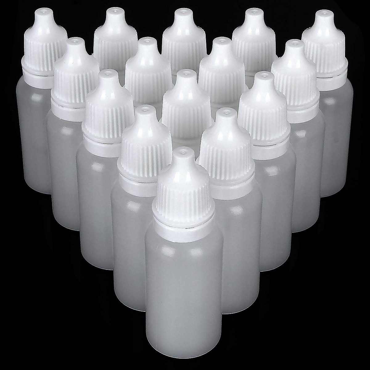 AKOLAFE 100PCS 15ML Plastic Dropper Bottles 0.5oz Eye Dropper Bottle with Screw Cap Empty Squeezable Liquid Dropper Bottle for Travel Small Eye & Ear Dropper Bottles to Store & Sort Essential Oil