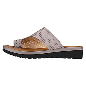 HunYUN 2019 New Women Thick Bottomed Sandal Shoes Wedge Heel Sandals Clip Toe Summer Beach Shoes