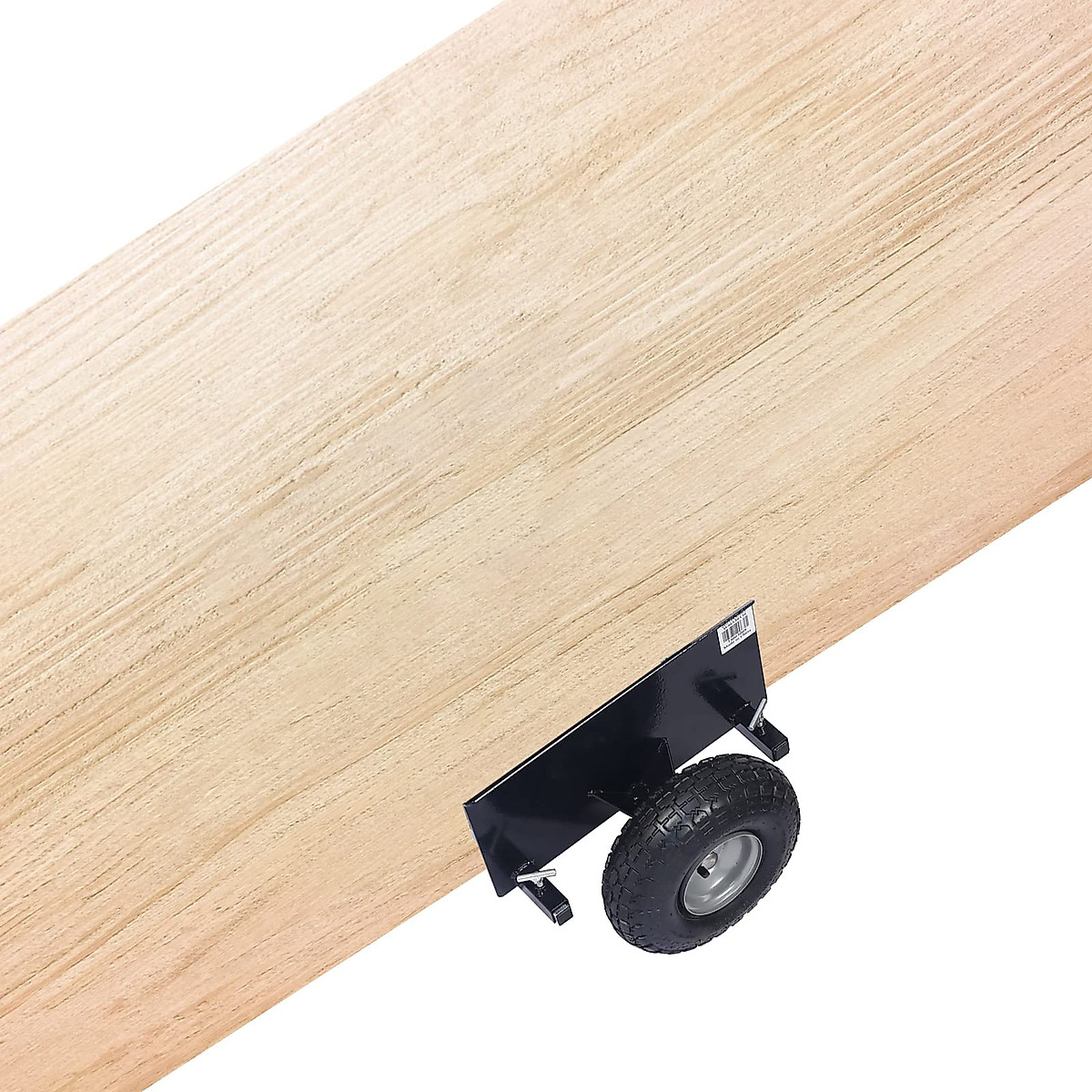 Henf Panel Dolly, Steel Plate and Slab Dolly with 10" Pneumatic Wheels, Drywall Dolly, Door Dolly, Wood Mover, 600 lbs Load Capacity (Black)