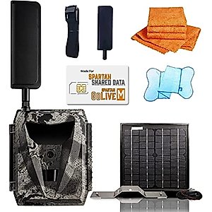 Spartan GoLive Solar Kit Bundle Deal with Mr.Towels Edgeless Microfiber Towel (GoLive Flexible Shared Data GL-MLTEb)