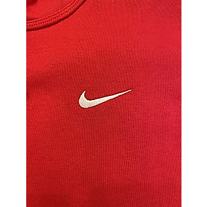 Nike 826433-010 Men Black Pull-Over Hoodie (as1, alpha, x_l, regular, regular, University Red/White)