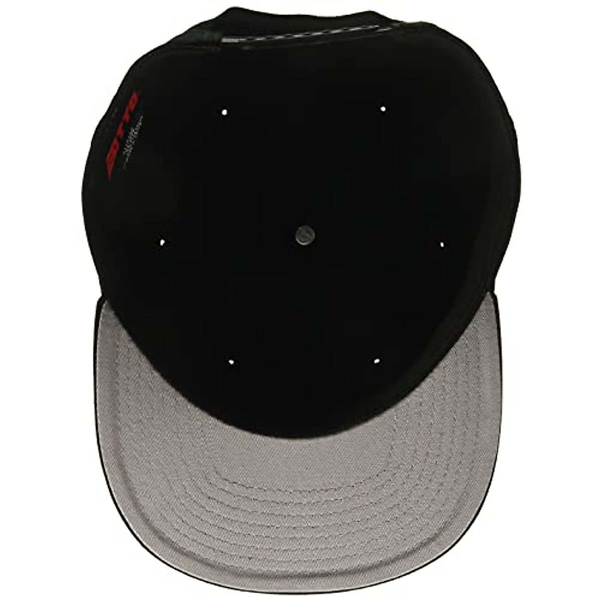 Buckle-Down Men's Snapback Hat-Honda Logo Weave Black/White, Multicolor, One Size Fits Most