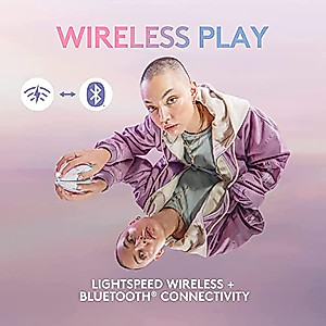Logitech G705 Wireless Gaming Mouse, Customizable LIGHTSYNC RGB Lighting, Lightspeed, Bluetooth Connectivity, Lightweight, PC/Mac/Laptop - White Mist