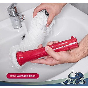 DSV Standard Replacement Mop Head for DSV Wringing Twist Mop, Wet or Dry Floor Cleaning Mop Head (Does not Include Handle)