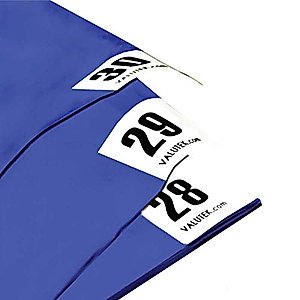 Valutek Sticky Mat for Cleanrooms, Adhesive Tacky Mat, Capture Dirt and Dust, Ideal for Hospital Labs Fabs Warehouse (4 Pads of 30 Sheets) (24" x 36", Blue)