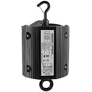40W Emergency LED Driver AC Input 100-347V Output DC170V Emergency Backup Battery Emergency Driver for UFO LED HIGH Bay Light UL Listed