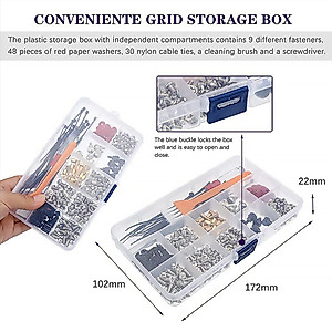 OSALADI 1 Set Computer Screw Tablet Holders Screws for Assembling Computer Tablet Kickstand Computer Case Screw Tablet car Holder Tablet Stand for Desk Screws Kit Steel Screw Group Cable
