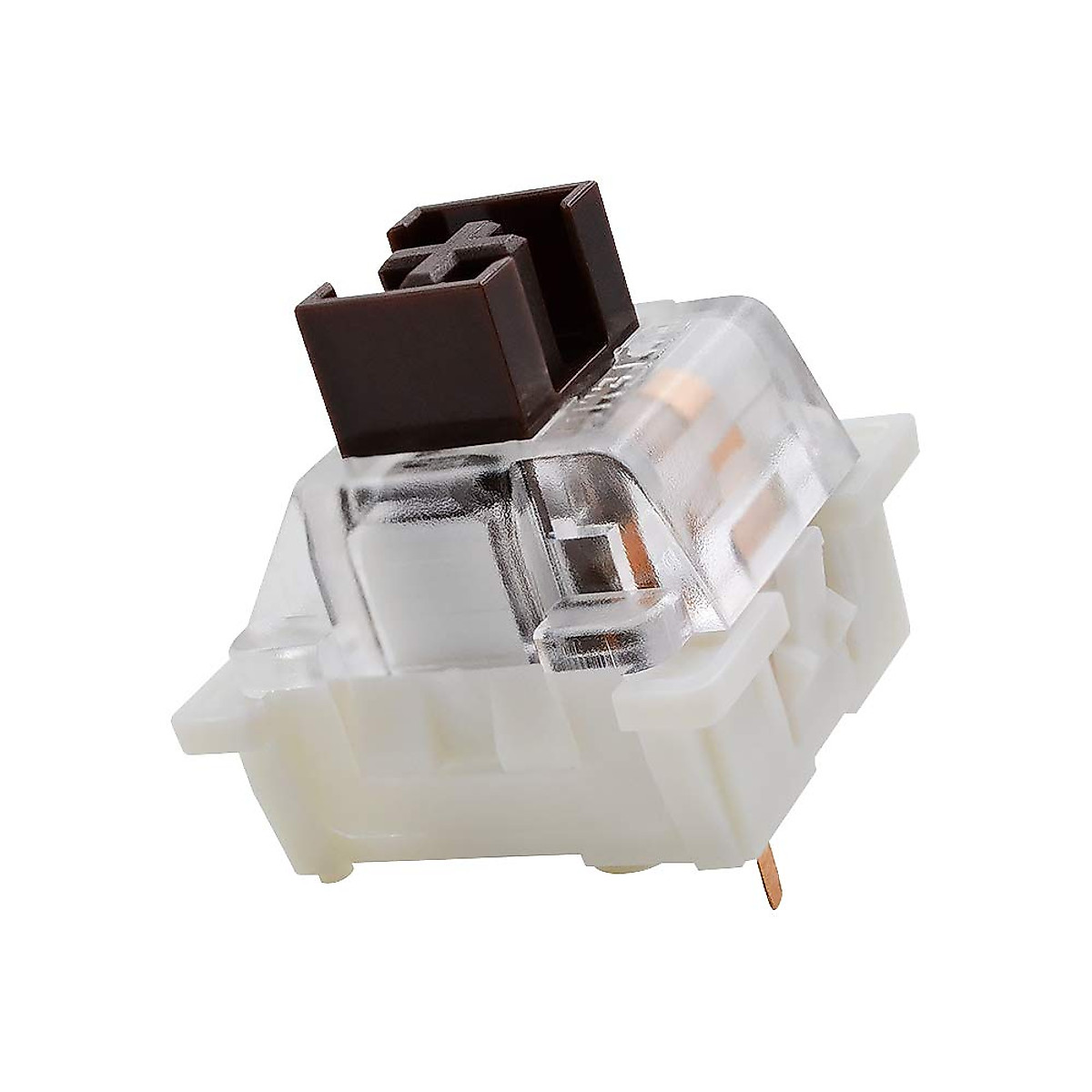 Outemu (Gaote Brown Switches 20 Pack, 3-Pin Tactile 50gf Dustproof RGB Key Switches - Gateron and Cherry MX Equivalent DIY Replaceable for Mechanical Gaming Keyboard