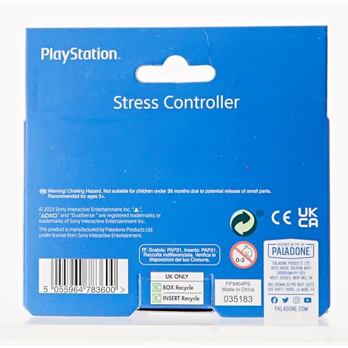 Paladone PlayStation Controller Stress Ball | Finger Exercise & Stress Relief Toy | Gift for Gamers for Home or Office