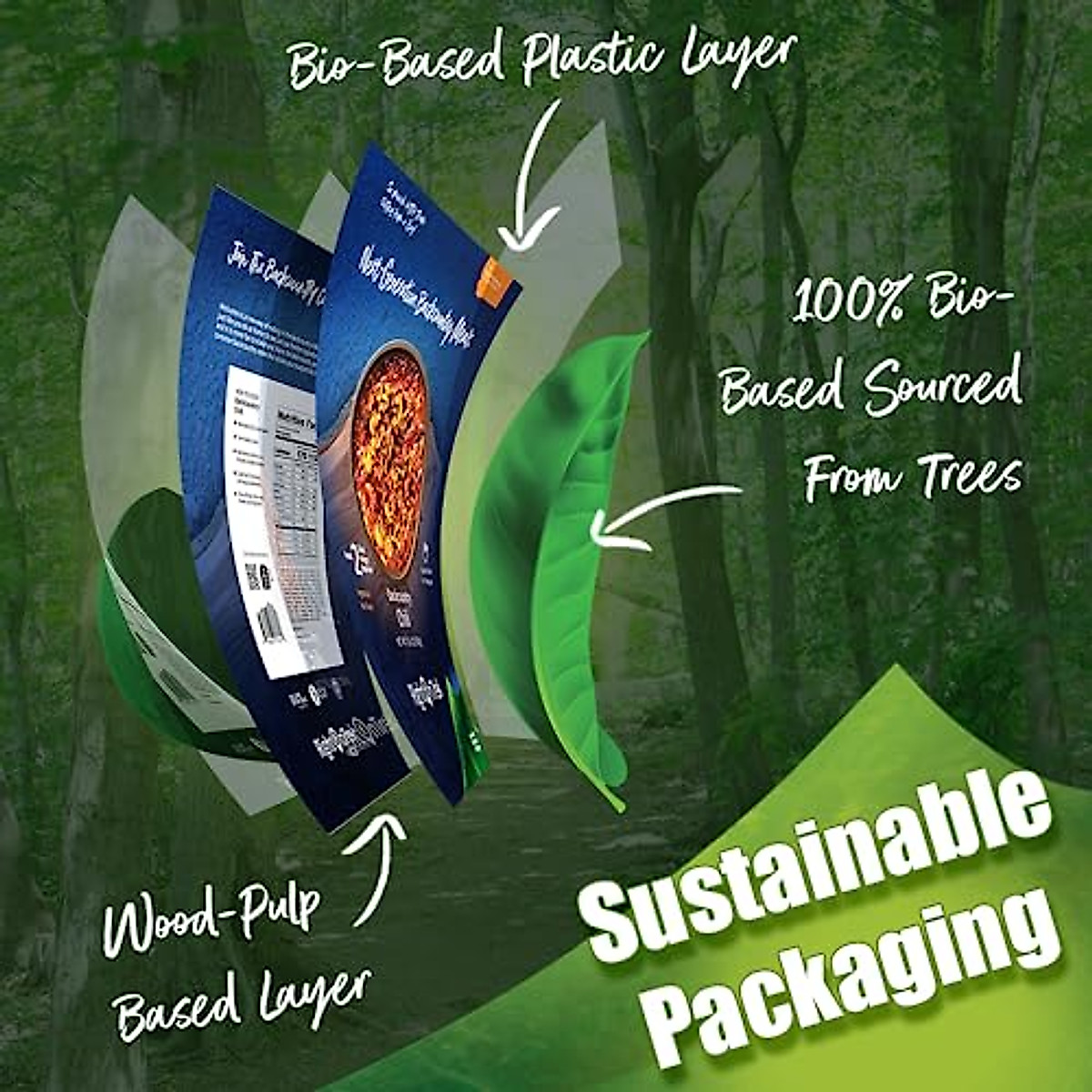 RightOnTrek Cauliflower Forest Chicken Risotto | Backpacking, Camping, Hunting Food | No soy, Keto, No gluten ingredients Adventure Meals | 2 Servings