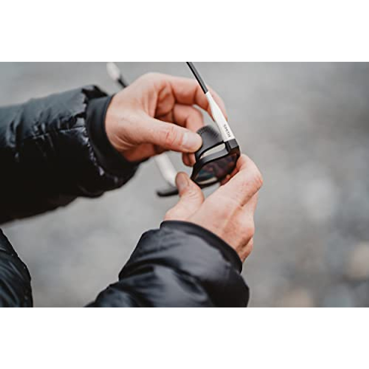 SMITH Embark Sunglasses – Performance Sports Sunglasses with Removable Side Shields for Skiing, Snowboarding & More – For Men & Women – Matte Black + Copper Blue Mirror ChromaPop Photochromic Lenses