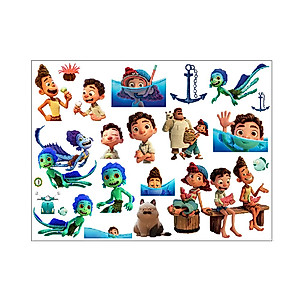 Luca Wall Sticker Children's Cartoon Bedroom Background Wall Decoration Self-Adhesive Wall Sticker PVC