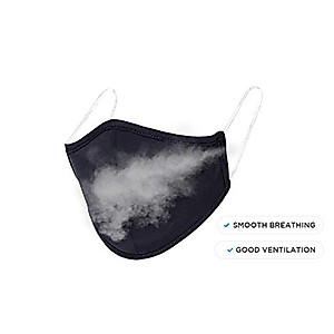 Guria Fashion Protective Cloth Face Mask, Washable Reusable Spandex Fabric - Unisex, 20+ Colors Available