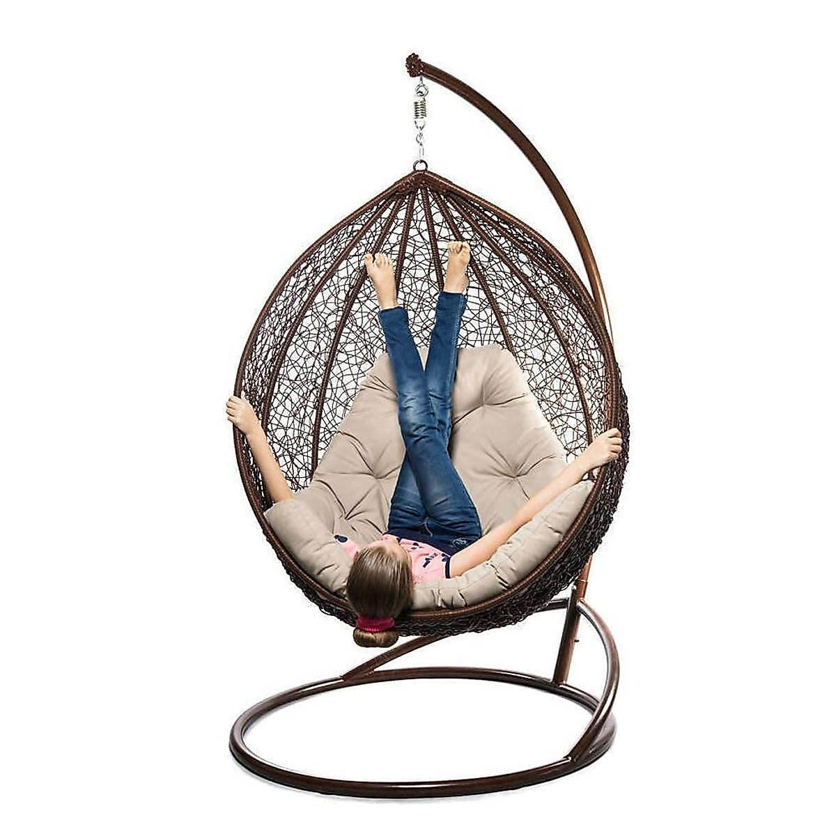 Yinpecly M10x80mm Eye Shape Bolt, 304 Stainless Steel Fish Eye Bolt, Lifting Ring Eye Bolts, 8mm x 18mm(IDxOD) Closed Rod Eye Screw Bolts Metric Thread, 2Pcs