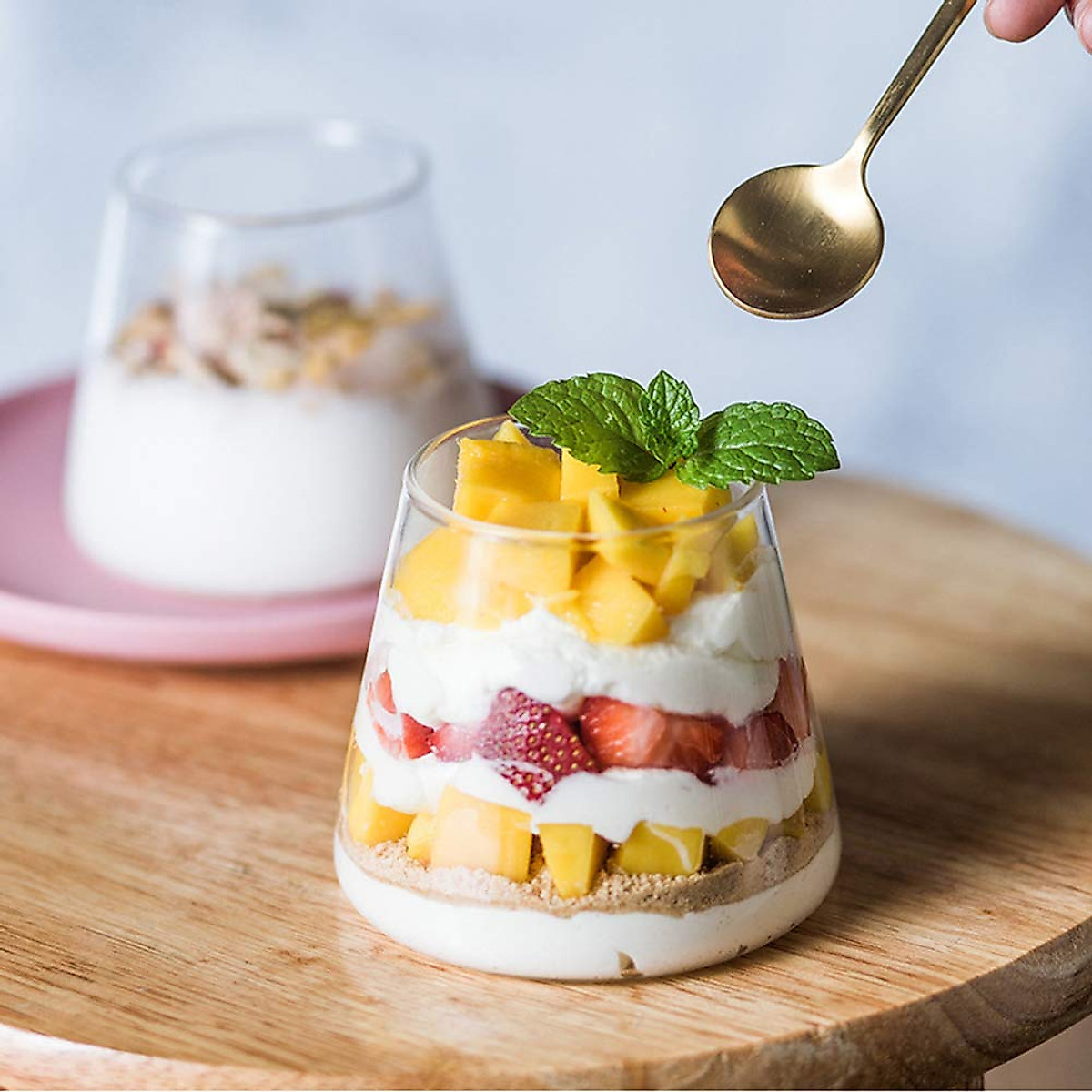 DOITOOL Wine Glass Cup Clear Coffee Cups Water Glasses Tumblers Espresso Glass Clear Glass Mugs Coffee Glass Mugs Glass Coffee Cup Coffee Glasses Drinking Glasses Crystal Margarita