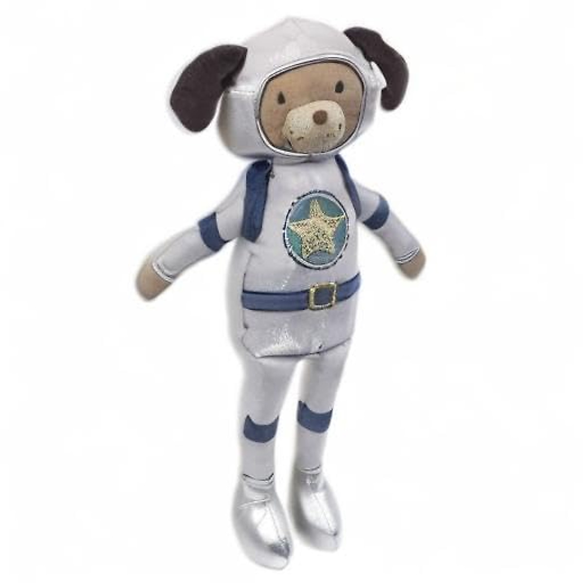 MON AMI Archie Astronaut Dog Stuffed Toy, Astronaut Plush Toy & Animal, Great Gift for Kids, Perfect Party Favor and Birthday Gift for Toddlers, Boys, Silver, 15"