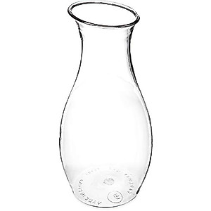 Carlisle FoodService Products 7090307 Cascata Carafe Juice Jar Beverage Decanter Only, Plastic, 1.5 L, Clear