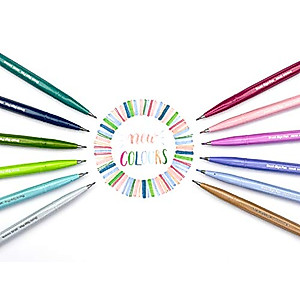 Pentel Brush Sign Pen - Fresh Shades 12pc Wallet