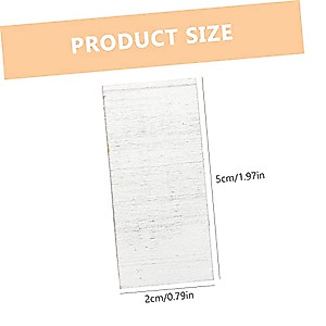 BELLIFFY 16pcs Fruit Battery Anode for Zinc Electroplating Zinc Plate Electrode Strip Anode for Zinc Plating Zinc Anode Electrode Materials Scientific Electrode Experiment Supplies Aluminum