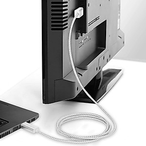 NC XQIN Thunderbolt to HDMI Cable 6 ft Mini DisplayPort to HDMI Cable for Apple MacBook Air/Pro,Surface Book,MacBook Pro, PCs and Projector,More