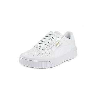 PUMA Womens Cali Sneaker, PUMA Womens White-PUMA Womens White, 10
