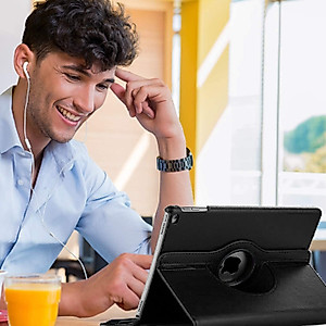 Rotating Case for iPad 9.7 2018 2017 / iPad Air 2-360 Degree Rotating Stand Protective Cover with Auto Sleep Wake for iPad 9.7 inch (6th Gen, 5th Gen) / iPad Air 2/ iPad Air(Dark)