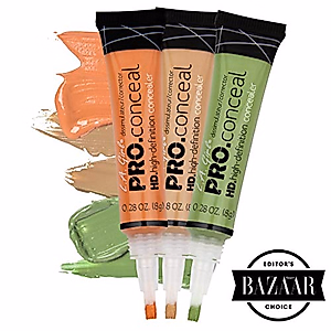 L.A. Girl Hd Pro Conceal, Reddish Corrector, 0.28 oz