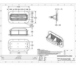 Kay Enterprises RV Trailer Roof Vent Aluminum Low Profile Gasket Extended Handle 622062