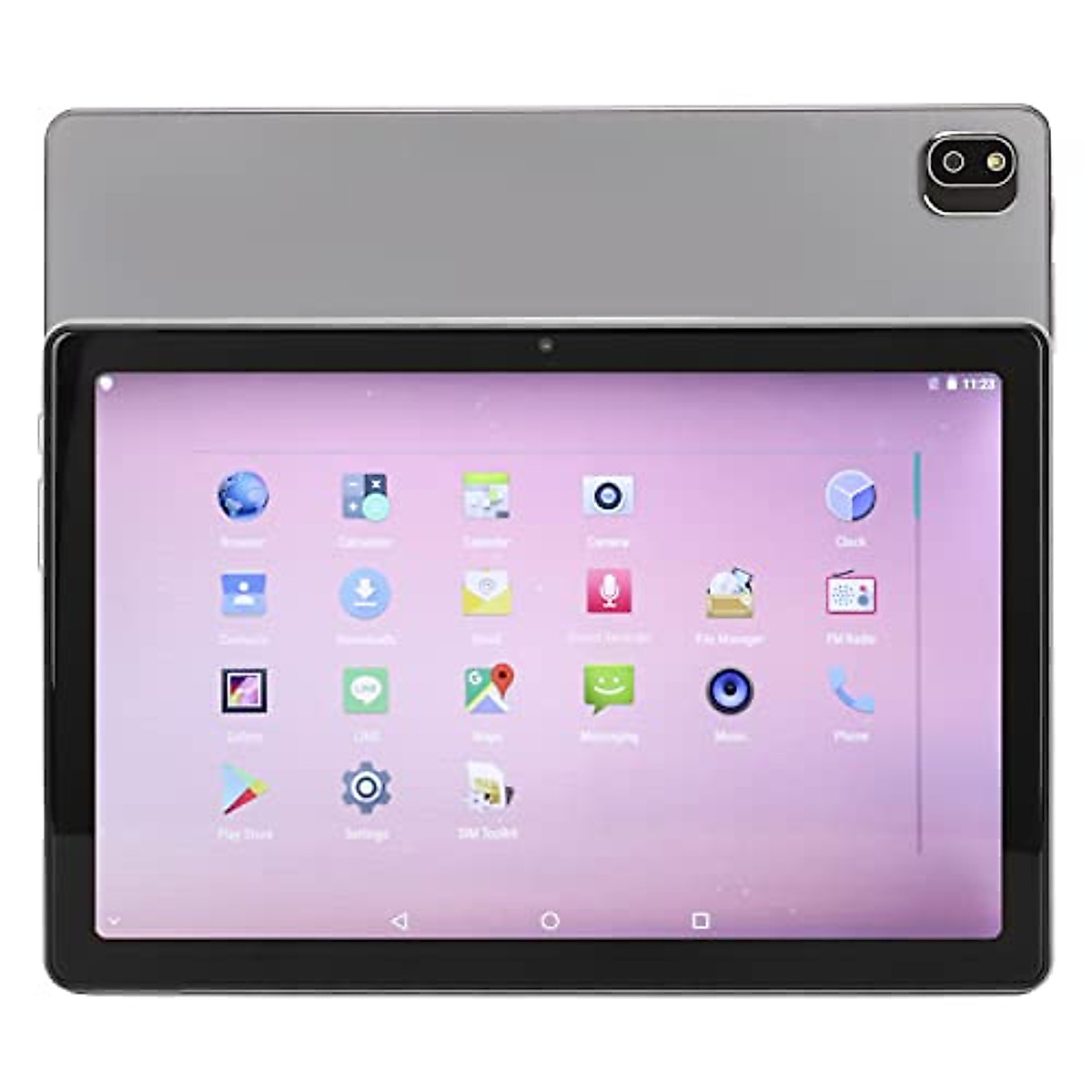 10 Inch Portable Tablet 100-240V 6G RAM 256G ROM for Home Travel Tablet (US Plug)