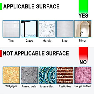 Shower Caddy, 5-Pack Shower Shelf, Shower Organizer with 4 Hooks Adhesive Shower Organizer No Drilling Large Capacity Rustproof Stainless Steel Bathroom Organizer Shower Shelf for Inside Shower