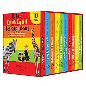 My First English - Español Learning Library (Mi Primera English - Español Learning Library): Boxset of 10 English - Spanish Board Books (Spanish Edition)