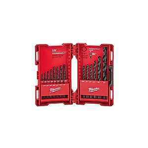 Milwaukee 48-89-2801 21-Piece Thunderbolt Black Oxide Drill Bit Set