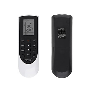 OriGlam YAN1F1 Air Conditioner Remote Control Replacement for Gree VIR09HP115V1AH VIR12HP230V1AH AC Air Conditioning Remote Controller