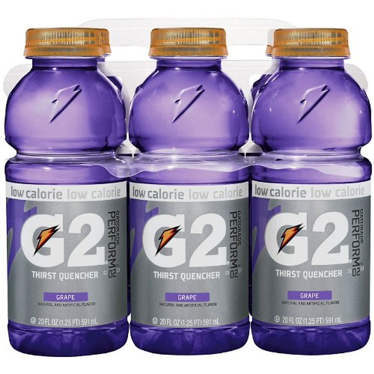 Gatorade G2 Sports Drink, Grape, Low Calorie, 20-Ounce Bottles (Pack of 12)
