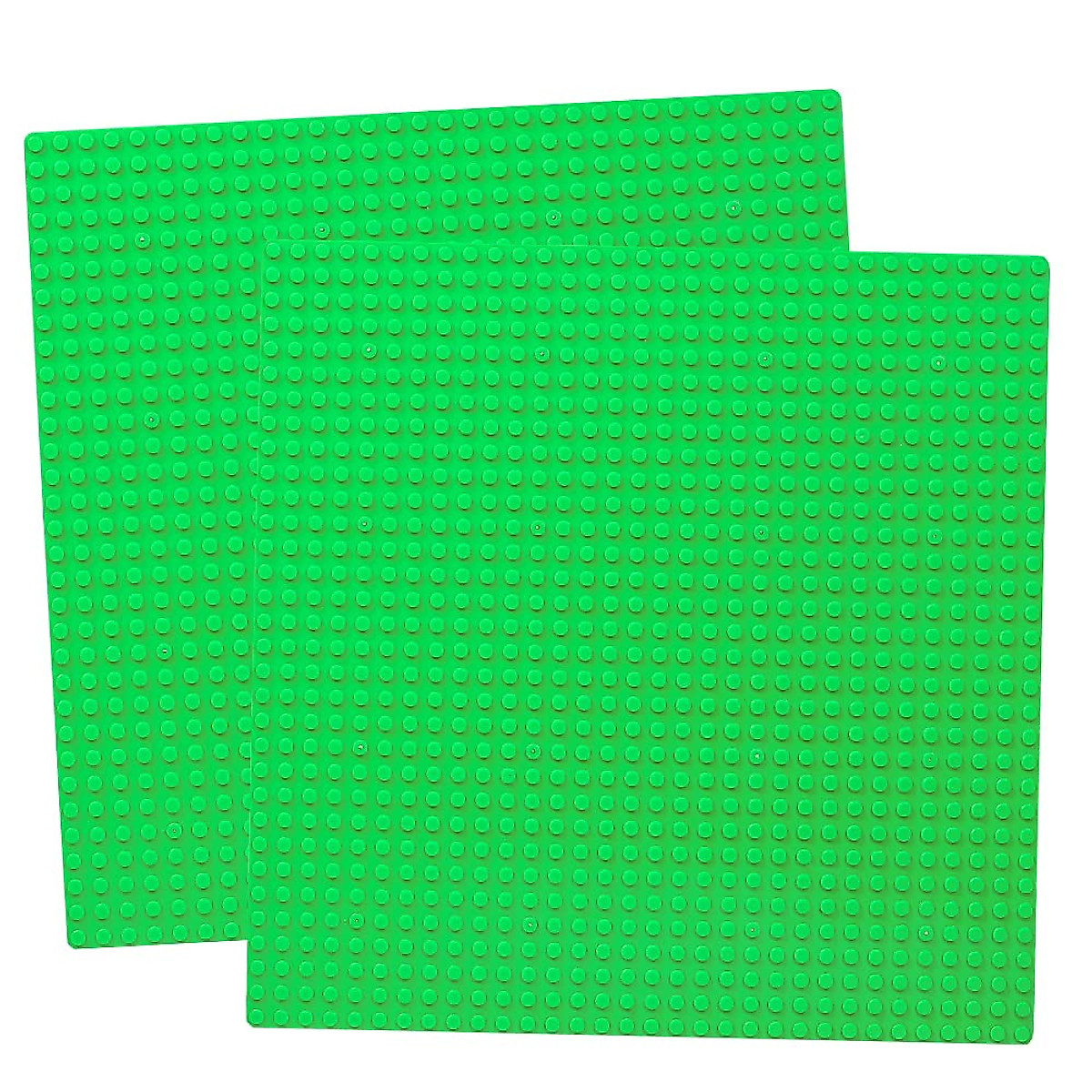 10" x 10" Base Plate Set Compatible with Classic Baseplate Plates Green Board Mat