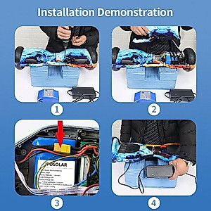 JPOSolar 36V 4.4AH Lithium Li-ion Battery Replacement with XT60 Plug and 6 Months Warranty by Factory. Made in USA. PLEASE WATCH The VIDEO for MORE PRODUCT INFORMATION.