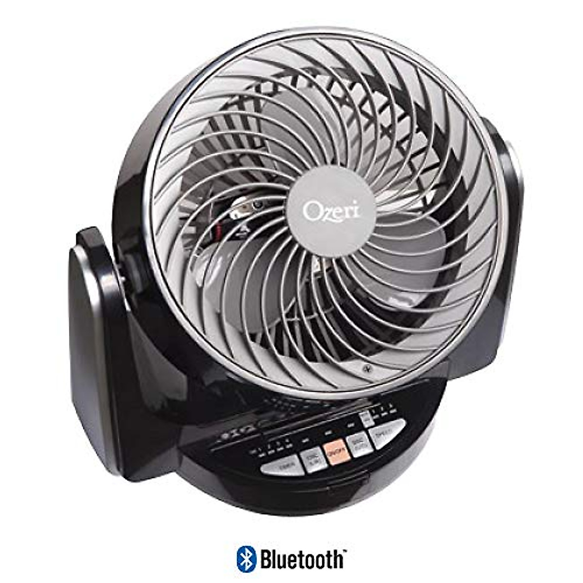 Ozeri Brezza III Dual Oscillating 10" High Velocity Desk Fan with Bluetooth Technology